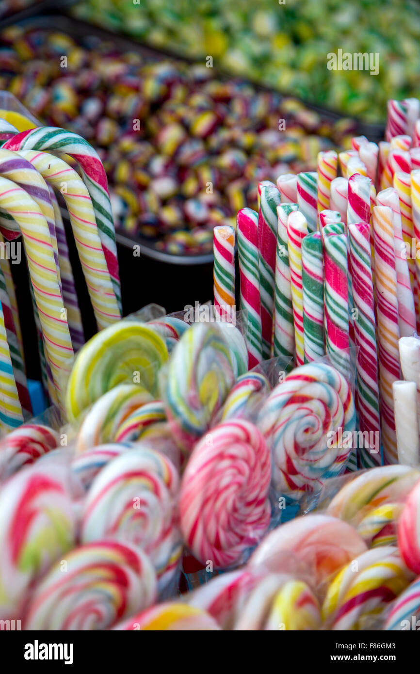 Lollipops on the market Stock Photo - Alamy