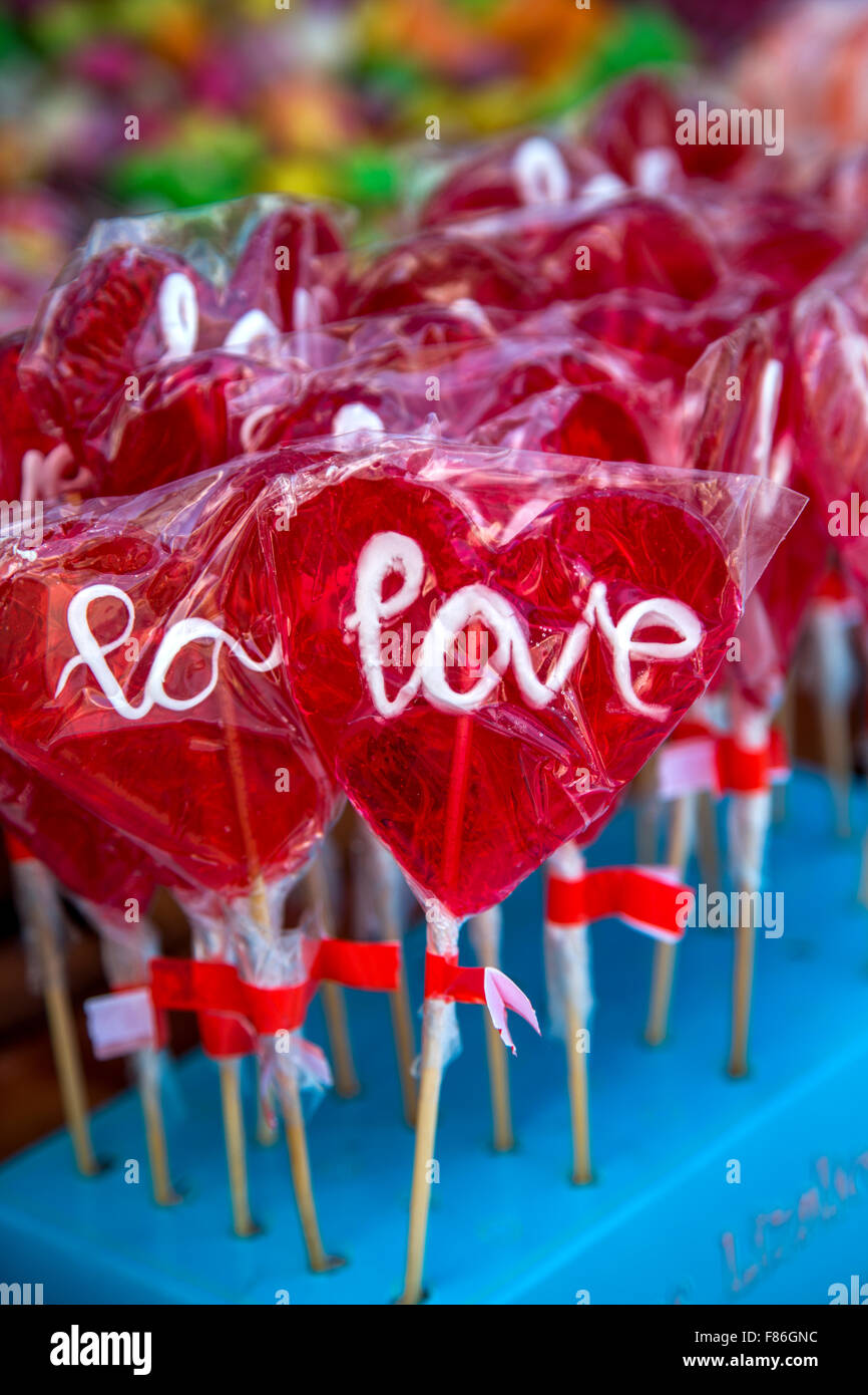 Lollipops on the market Stock Photo - Alamy