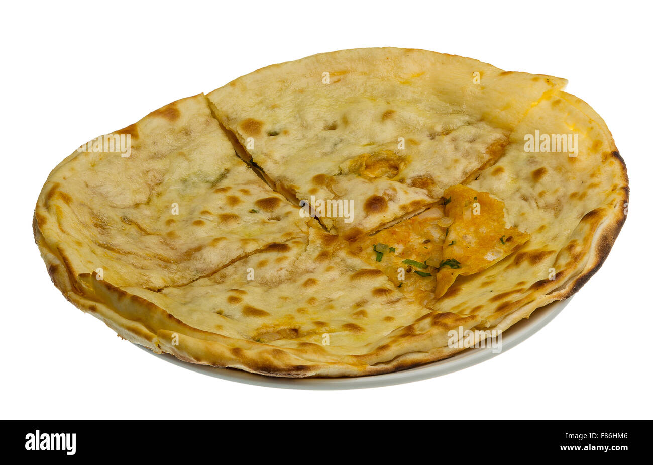 Alu Naan - traditional indian bread Stock Photo - Alamy