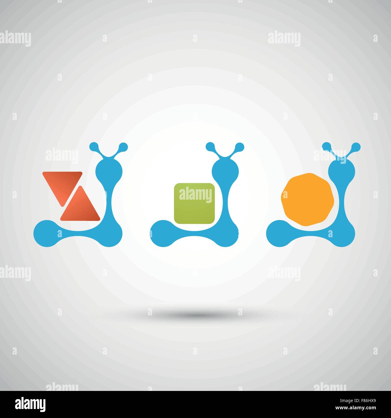 Vector square shape white Stock Vector Images - Alamy