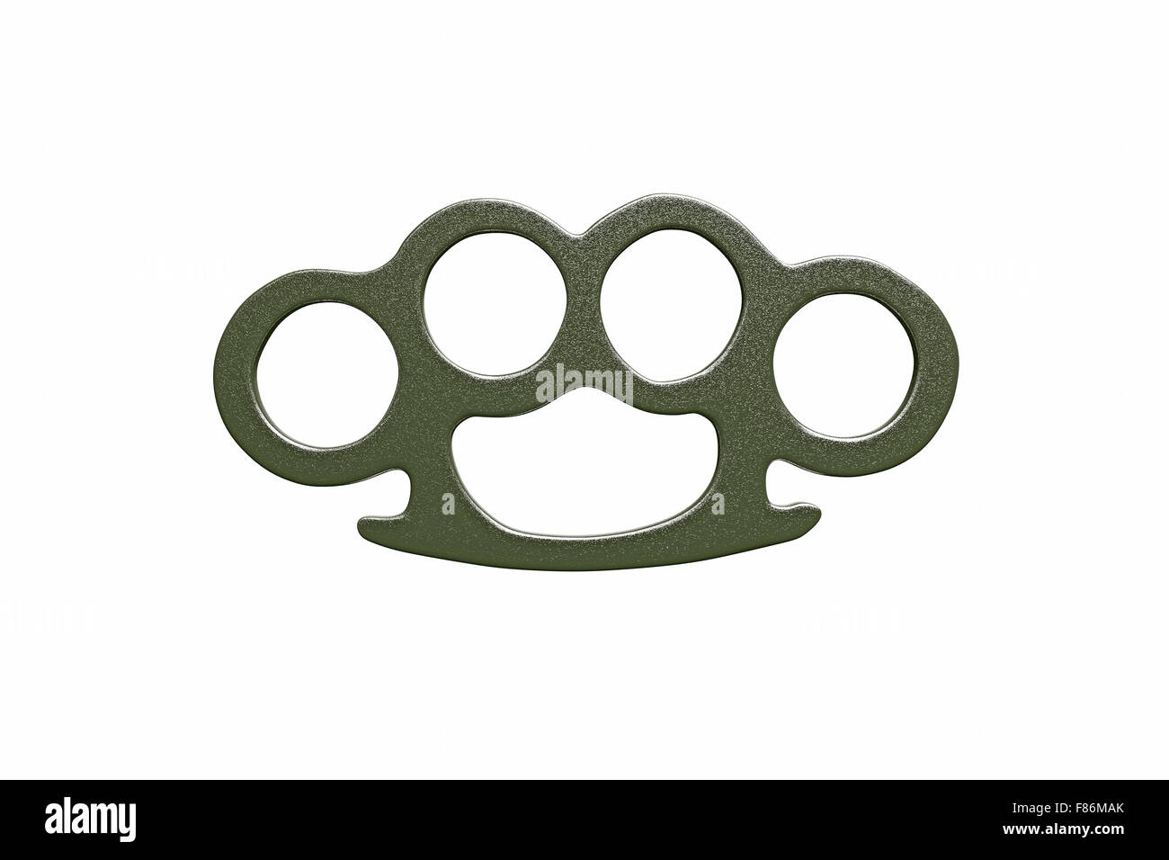 metal knucks isolated on white background Stock Photo - Alamy