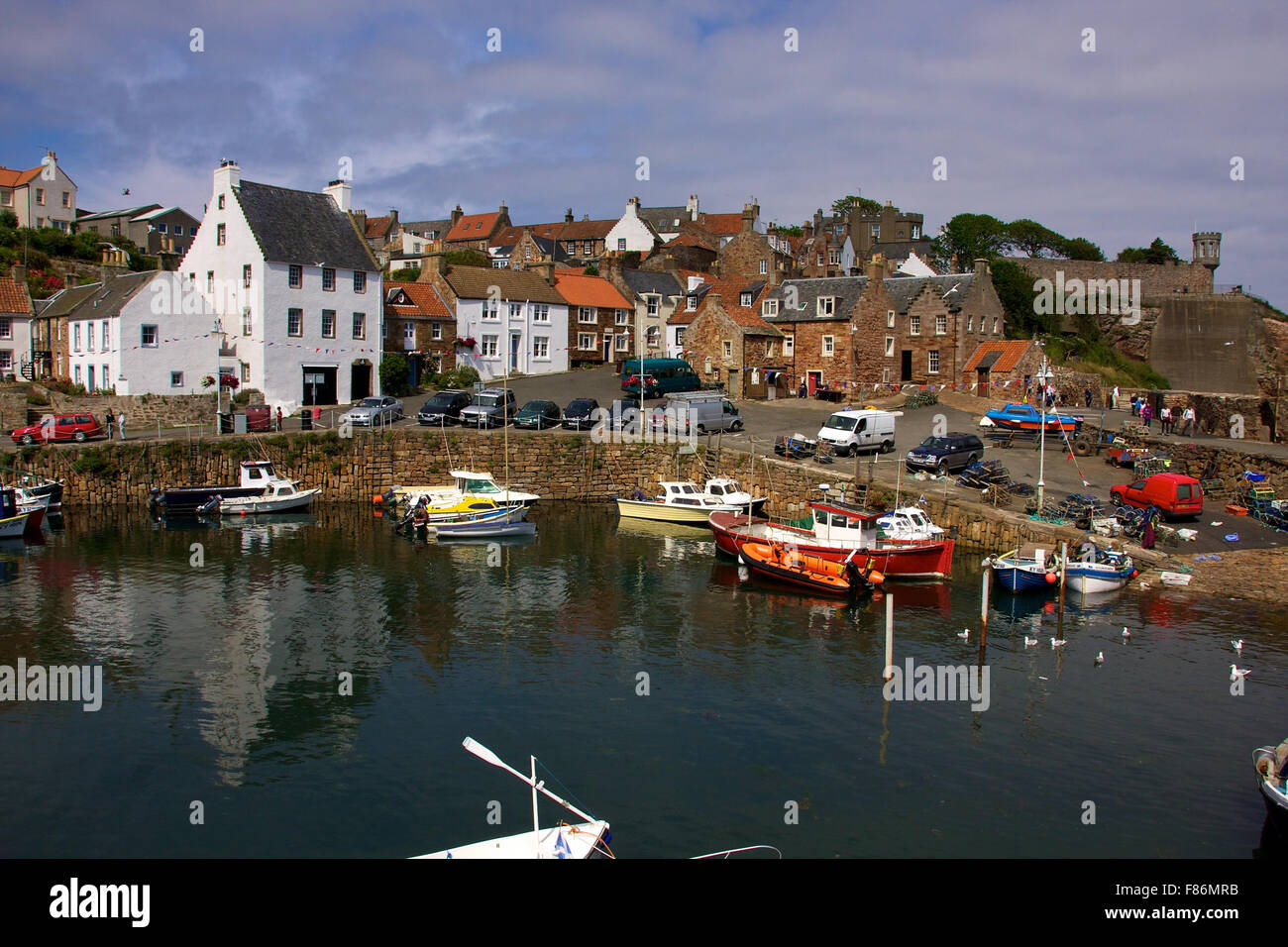 East Neuk of fife harbour Stock Photo - Alamy