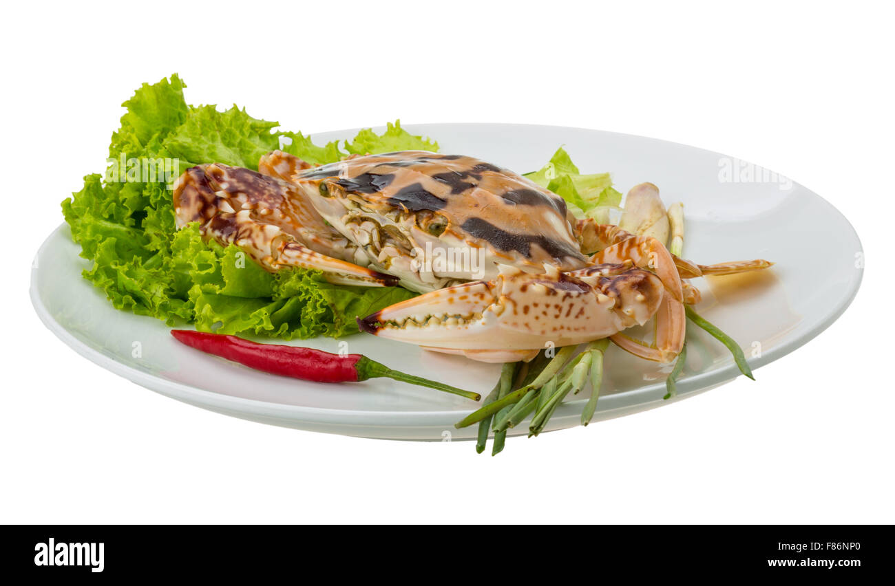 Raw red crab - ready for cooking Stock Photo - Alamy