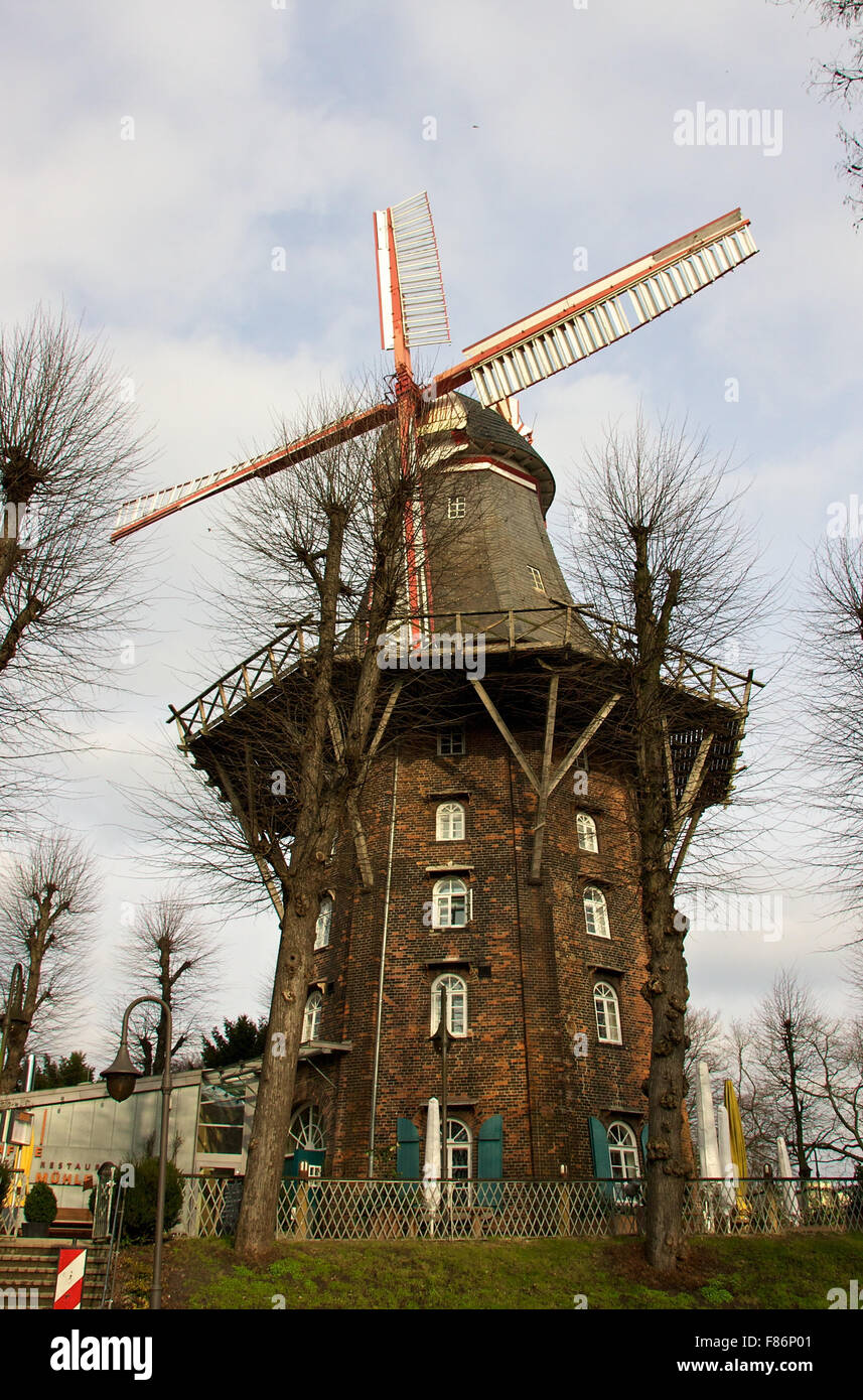 Old brick windmill hi-res stock photography and images - Alamy