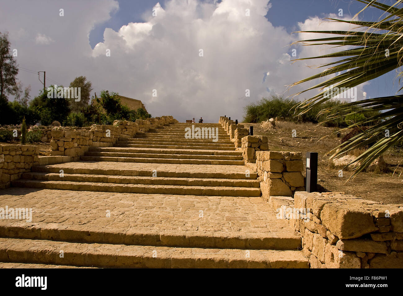 Stone Steps in Cyprus Stock Photo - Alamy