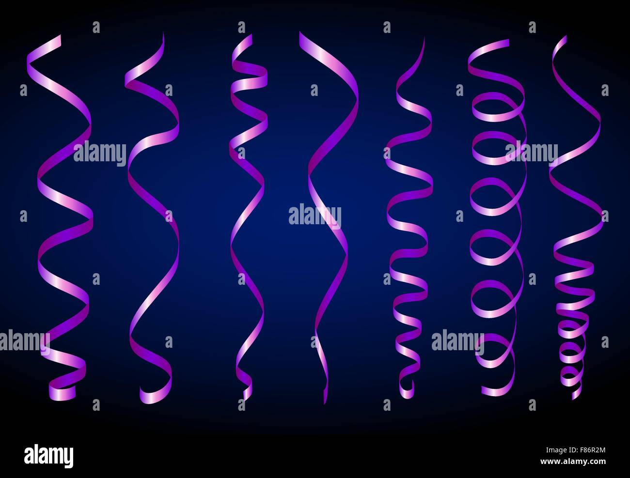 Paper streamer set Stock Vector Image & Art - Alamy
