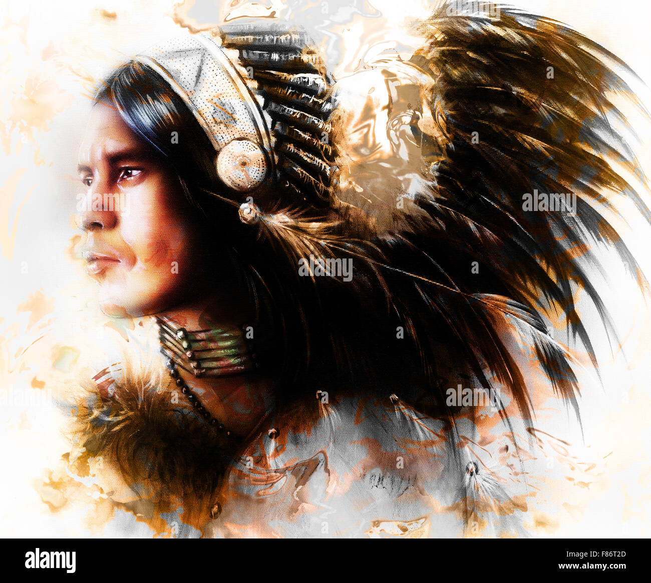 Native American Warrior Profile