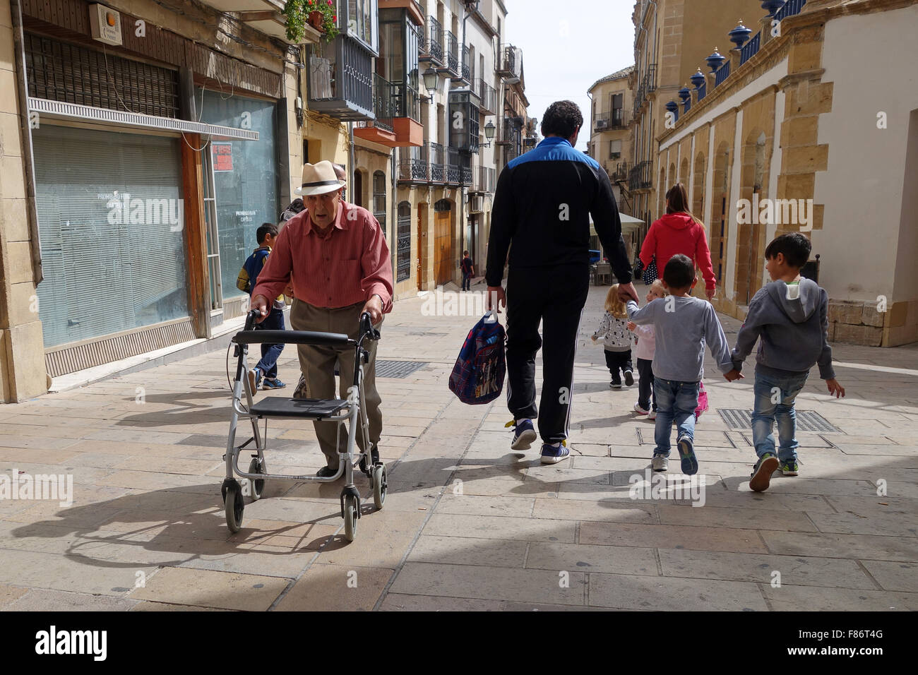 Old Man Walking Frame High Resolution Stock Photography and Images - Alamy