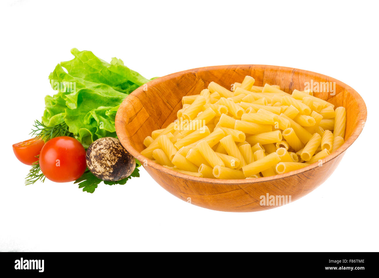 Raw pasta - macaroni Stock Photo - Alamy
