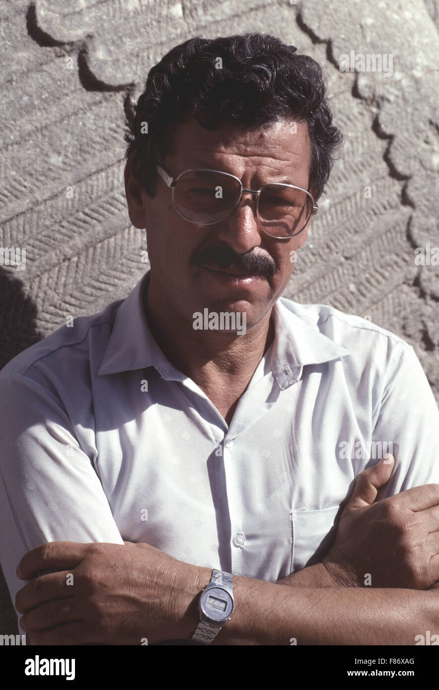 Iraqi archaeologist Muzahem Mahmoud at the Royal Palace of King ...