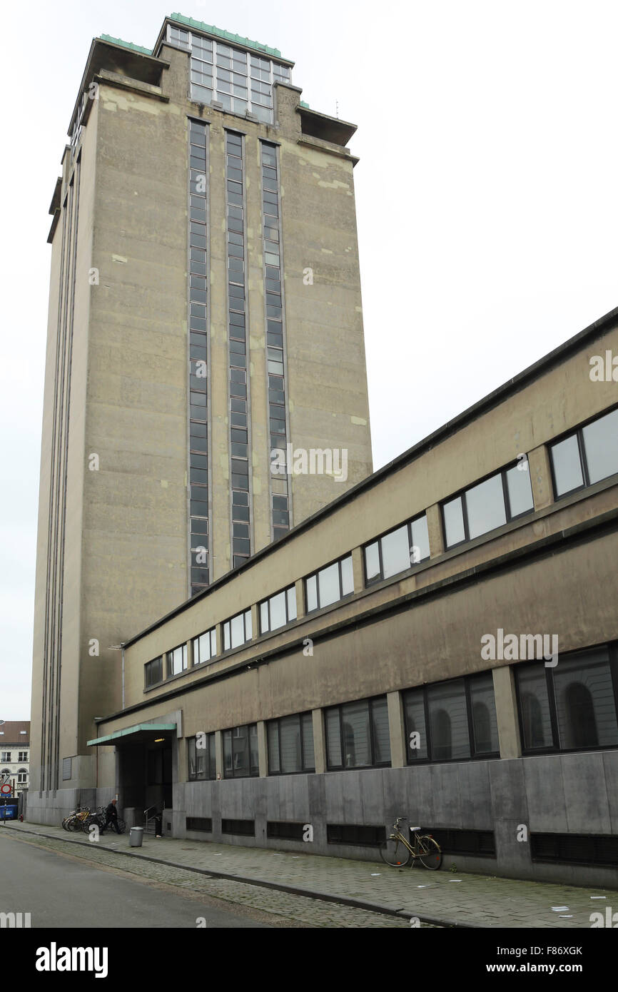 The Boekentoren library building in Ghent, Belgium. The university ...