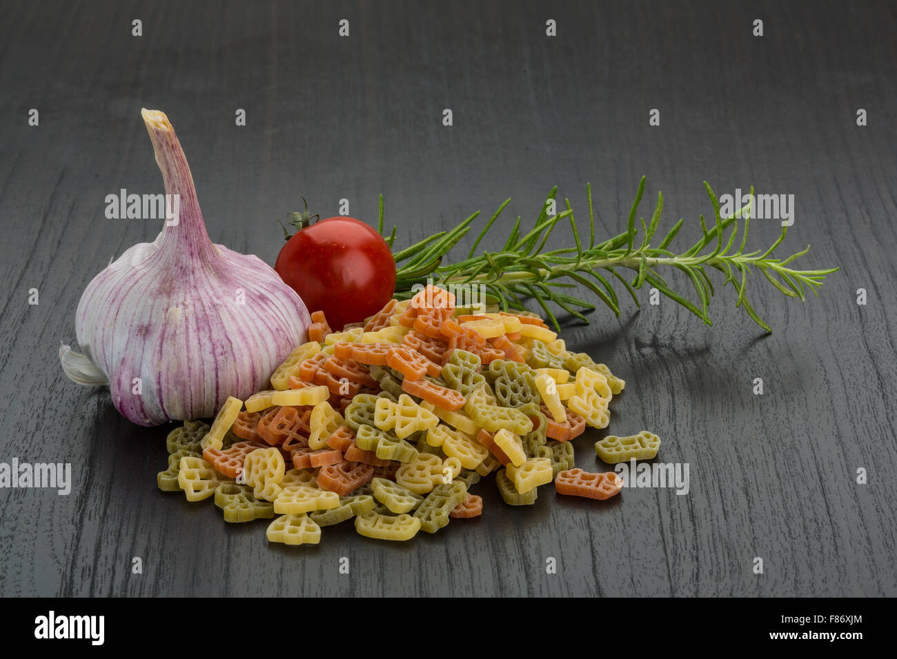 Color pasta - raw italian macaroni Stock Photo - Alamy