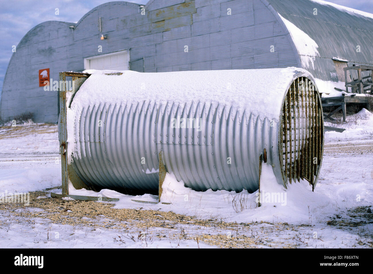 Churchill polar bear jail hi-res stock photography and images - Alamy