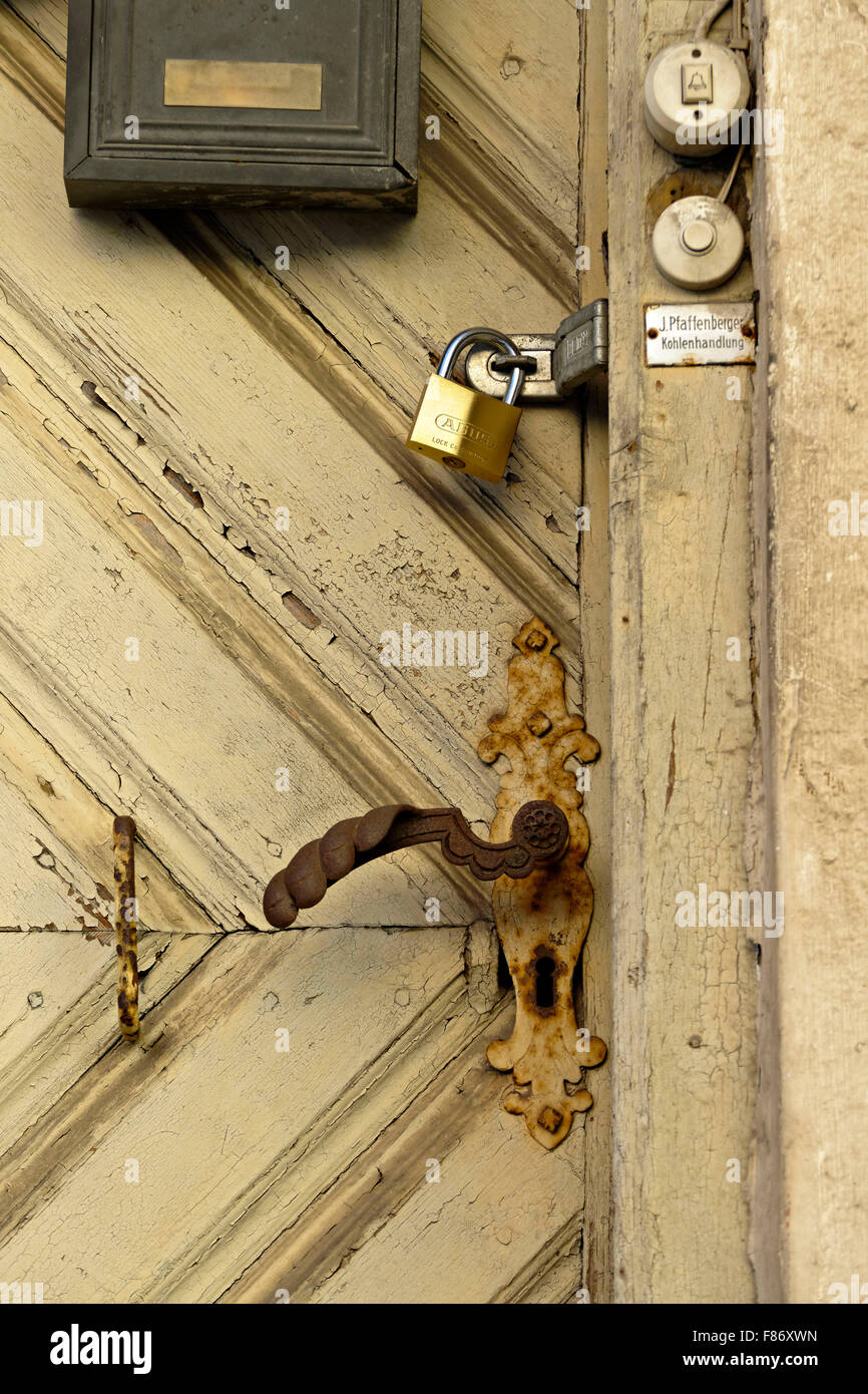 Old door lock germany hi-res stock photography and images - Alamy