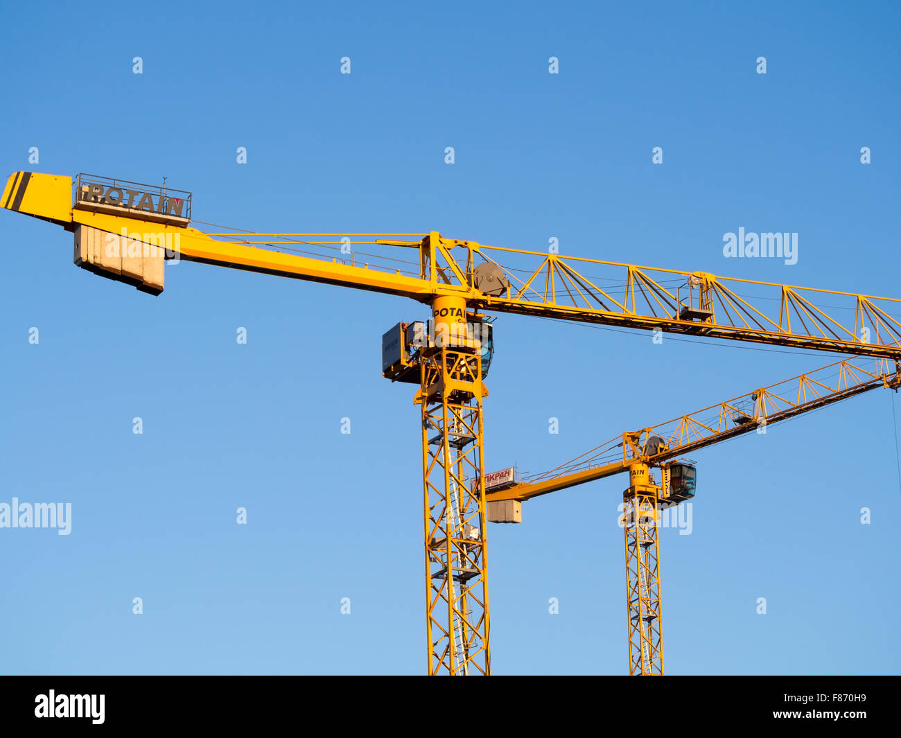 Potain tower crane hi-res stock photography and images - Alamy