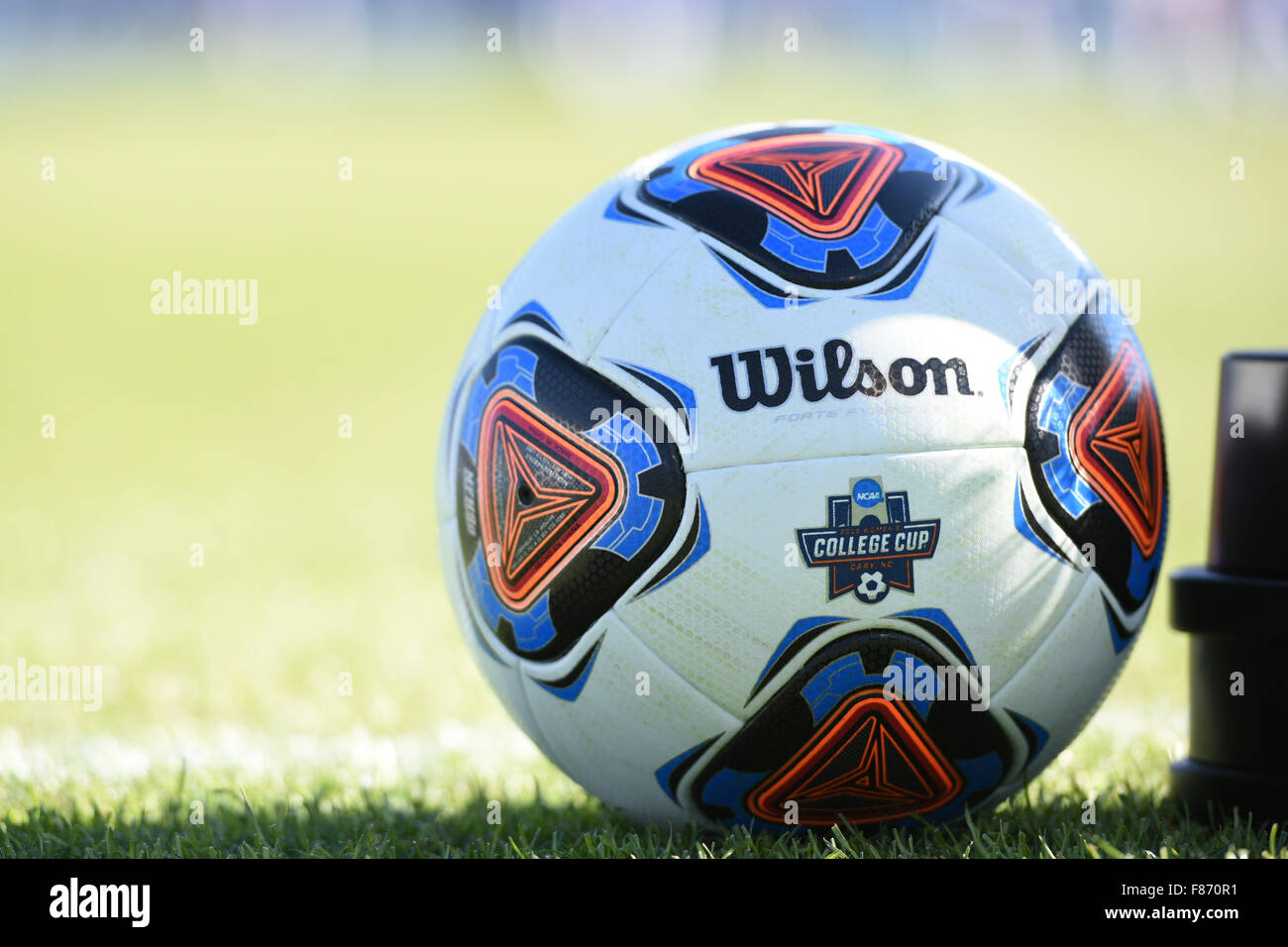 Cary, North Carolina, USA. 6th Dec, 2015. NCAA Championship soccer ball ...