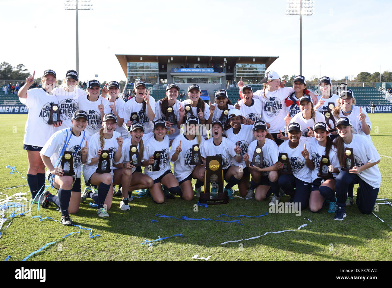 Cary, North Carolina, USA. 6th Dec, 2015. National Champions Penn State ...