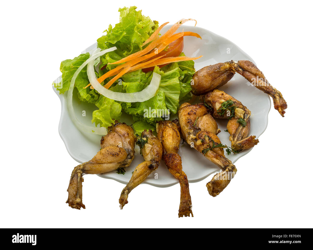 Frog legs Cut Out Stock Images & Pictures - Alamy