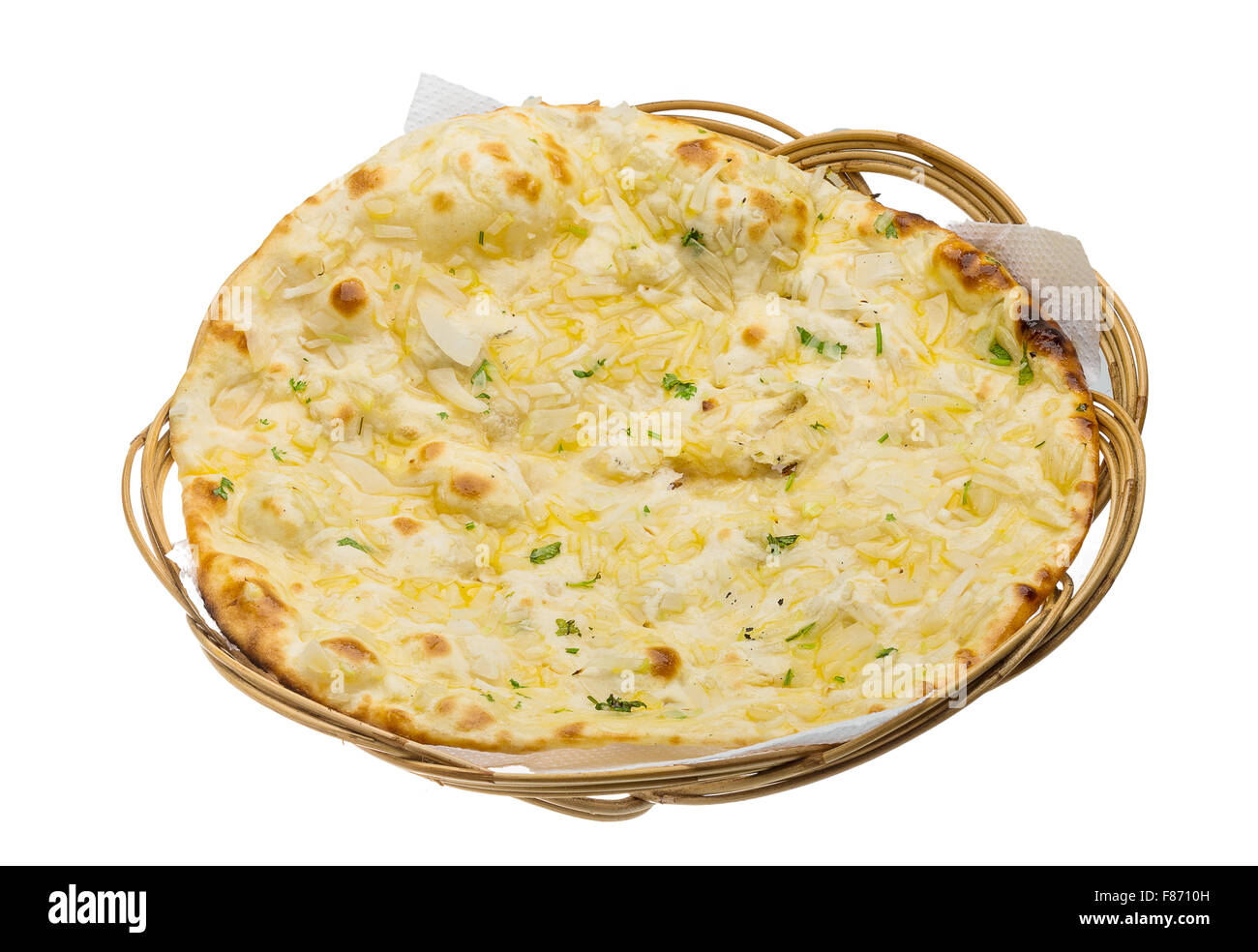Onion naan - traditional indian bread Stock Photo - Alamy