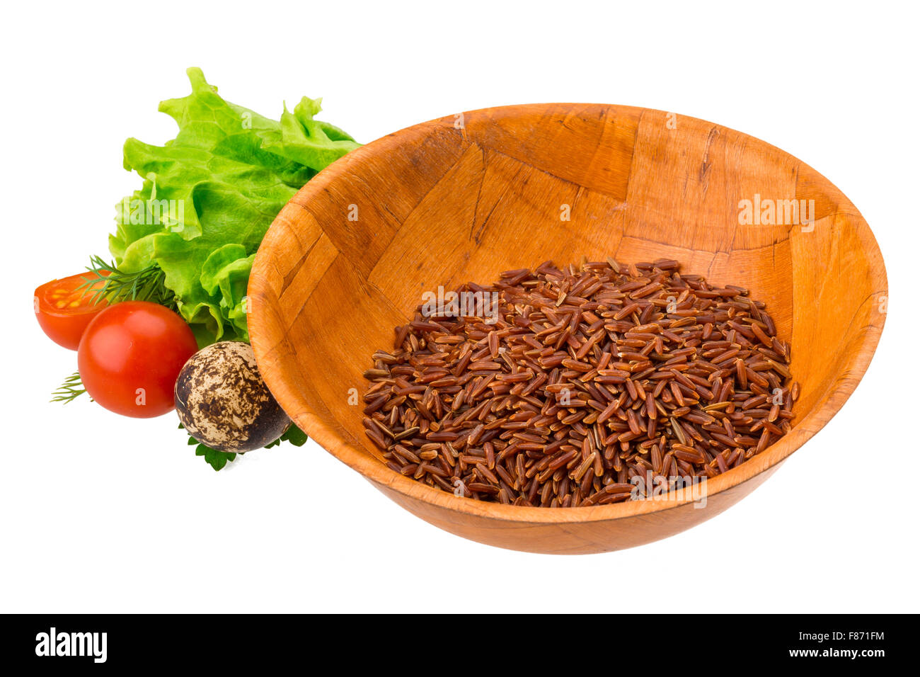 Brown raw rice Stock Photo - Alamy