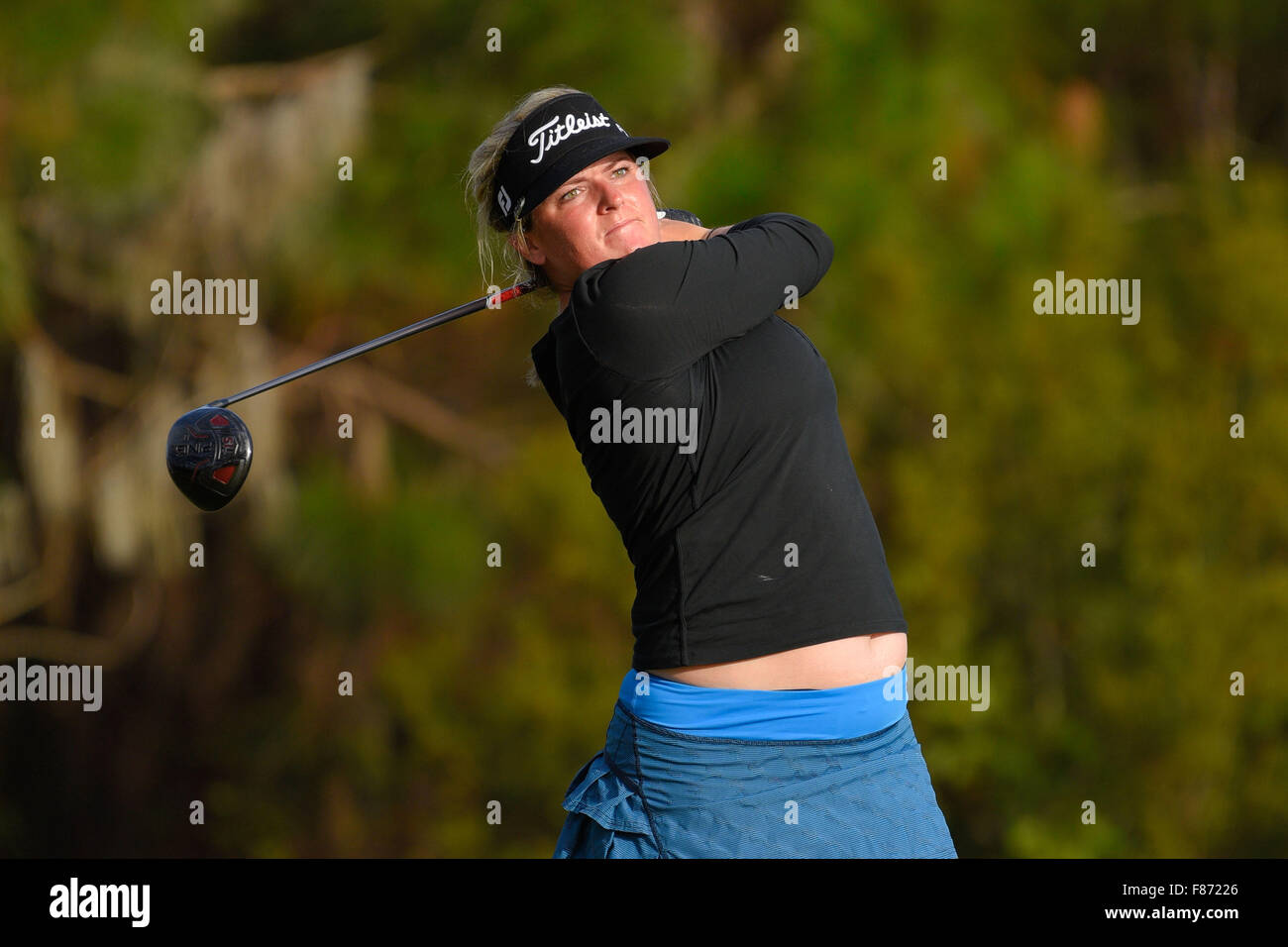 Daytona Beach, FL, USA. 6th Dec, 2015. Hannah Collier during the final ...