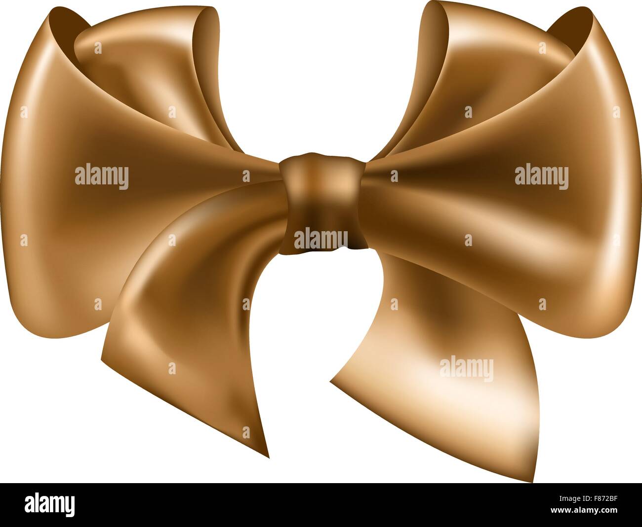 Vector golden bow Stock Vector Image & Art - Alamy