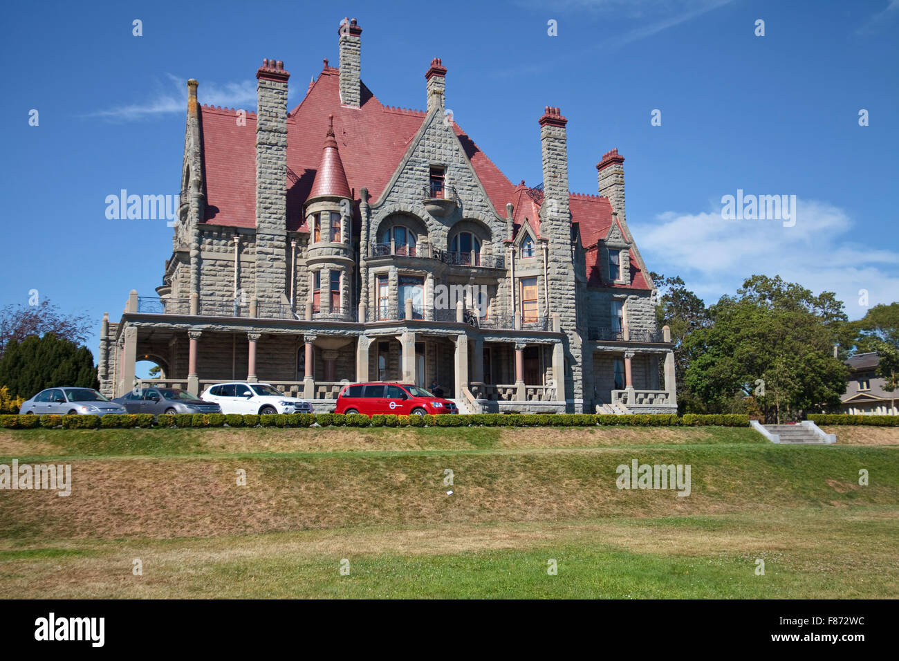 Craigdarroch castle victoria british columbia hi-res stock photography ...