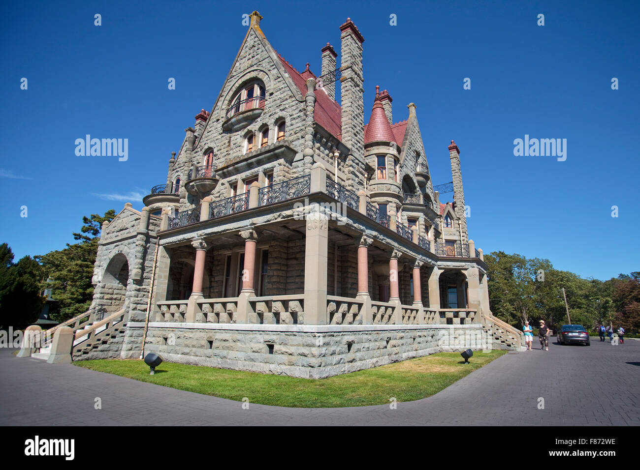 Craigdarroch castle victoria british columbia hi-res stock photography ...