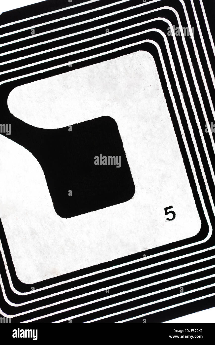 RF Security Tag aerial metal coiled induction alarm system for security ...