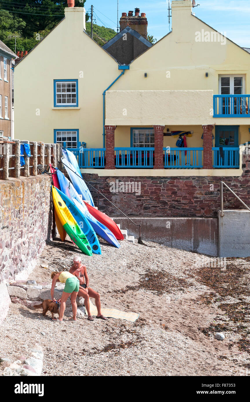 The small beach at KIngsand in Cornwall, UK Stock Photo - Alamy