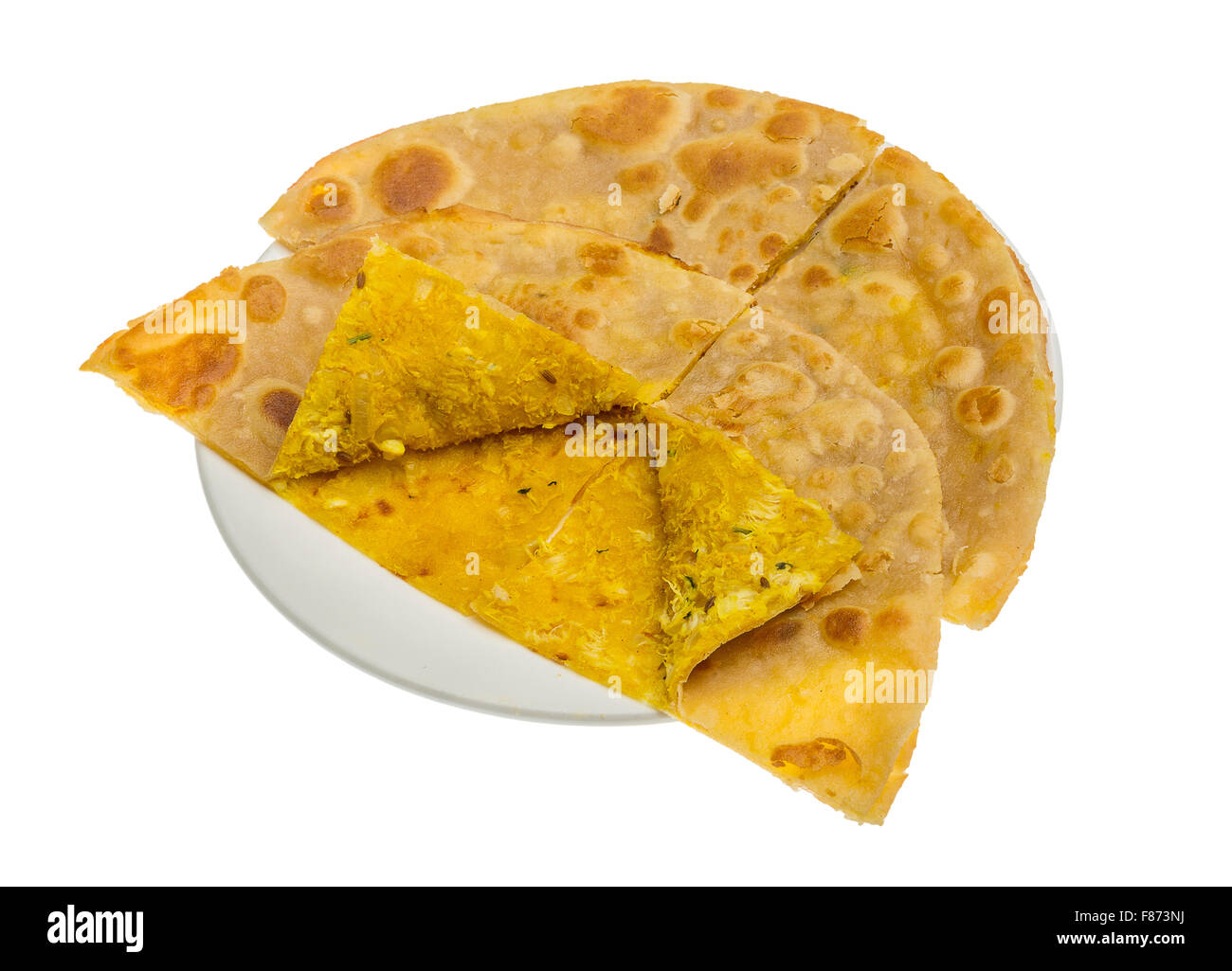 Indian paratha Cut Out Stock Images & Pictures - Alamy