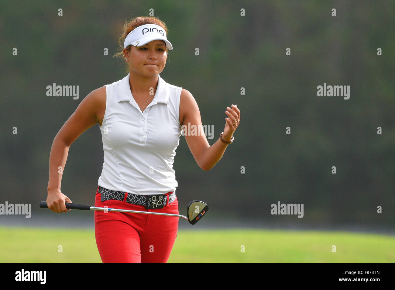 Daytona Beach, FL, USA. 6th Dec, 2015. Grace Na during the final round ...