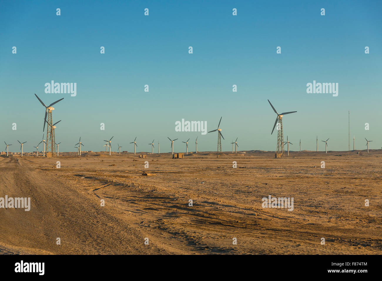 Wind farm in Egypt Stock Photo - Alamy