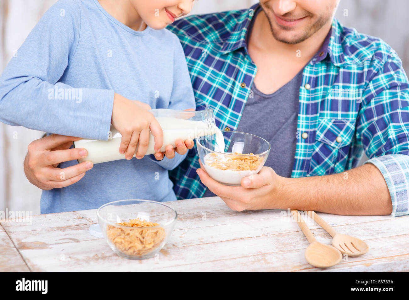 Positive father hi-res stock photography and images - Alamy