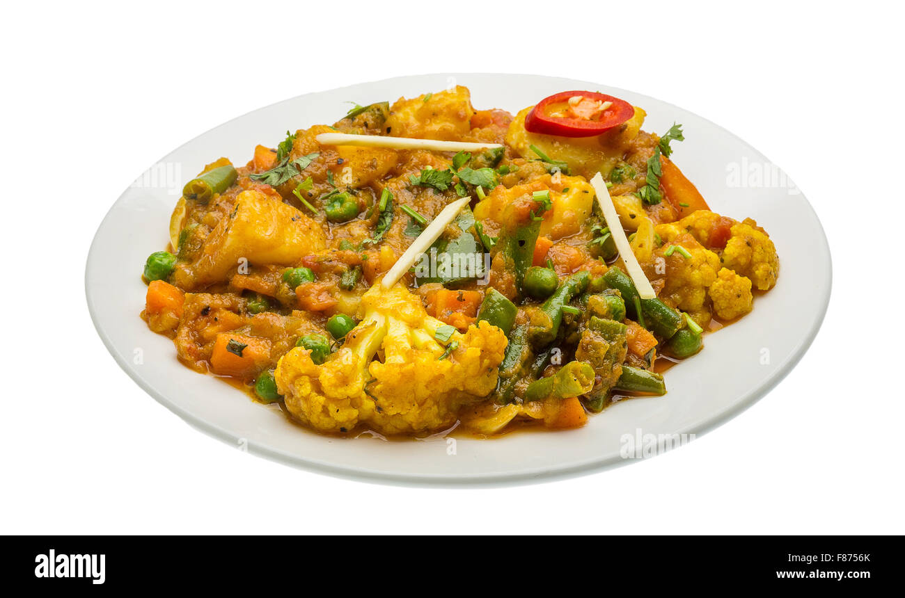 Mix vegetable masala - Indian traditional food Stock Photo - Alamy