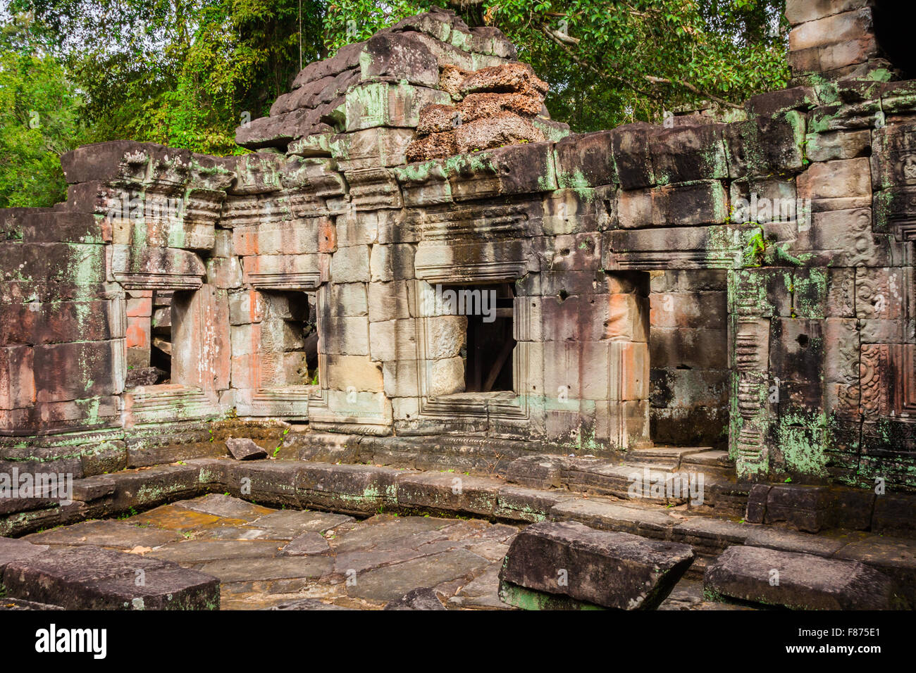 Angkor thom aerial hi-res stock photography and images - Alamy