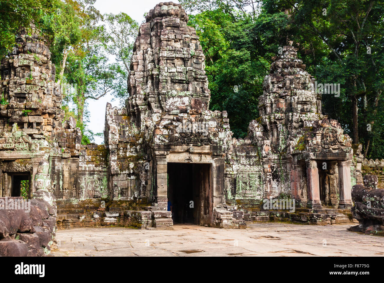 Angkor thom aerial hi-res stock photography and images - Alamy