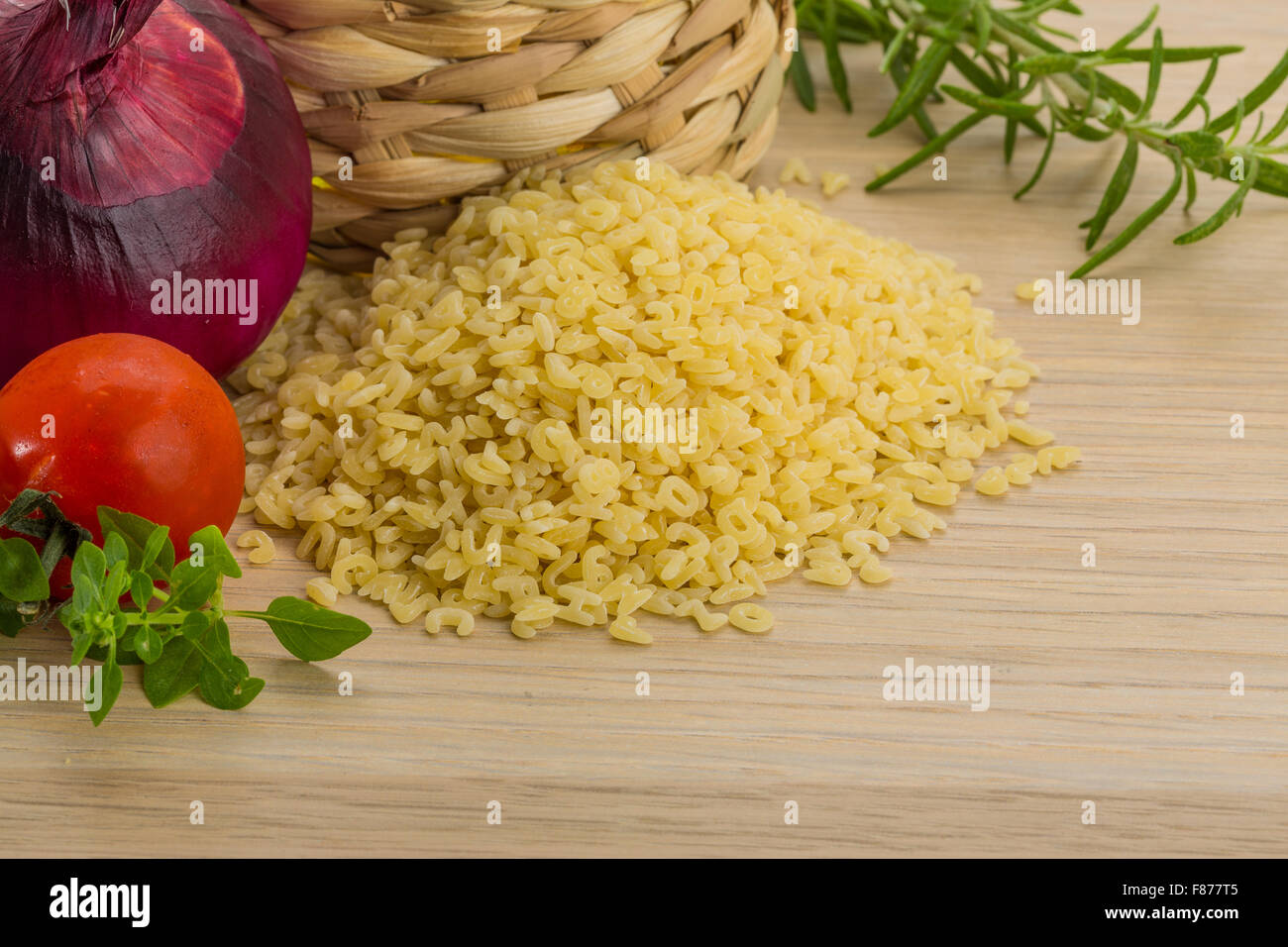 Kids italian paste - ready for cooking Stock Photo - Alamy
