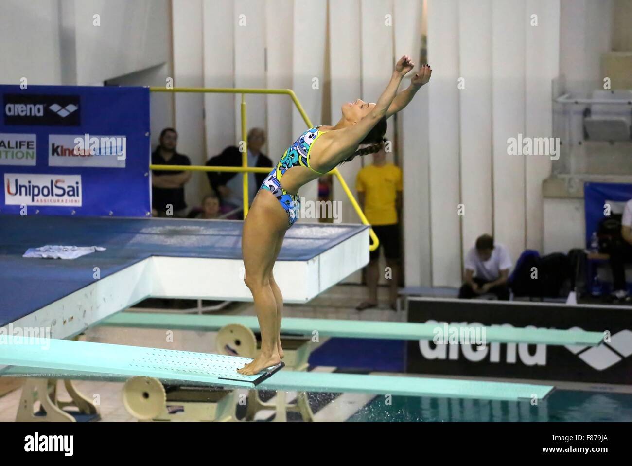 Torino, Italy. 06th Dec, 2015. Italian swimmer, Tania Cagnotto during ...