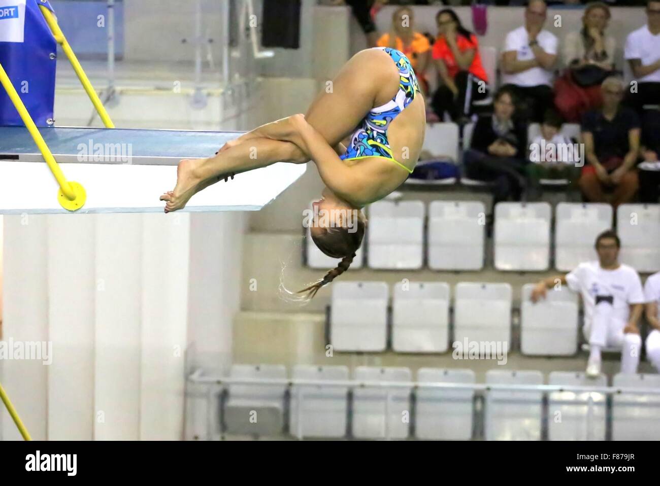 Torino, Italy. 06th Dec, 2015. Italian swimmer, Tania Cagnotto during ...