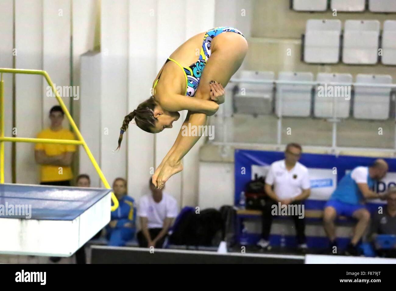 Torino, Italy. 06th Dec, 2015. Italian swimmer, Tania Cagnotto during ...