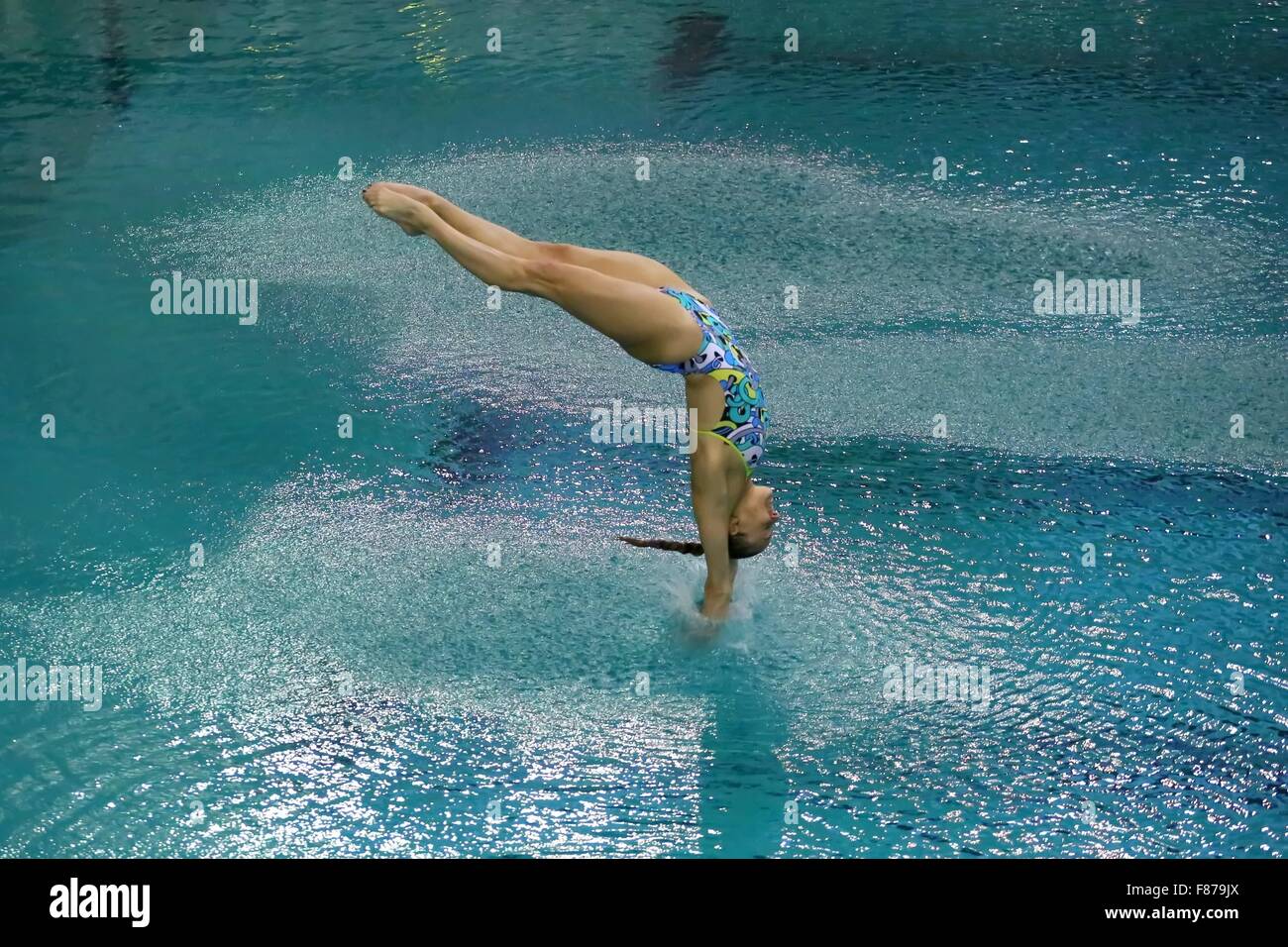Torino, Italy. 06th Dec, 2015. Italian swimmer, Tania Cagnotto during ...