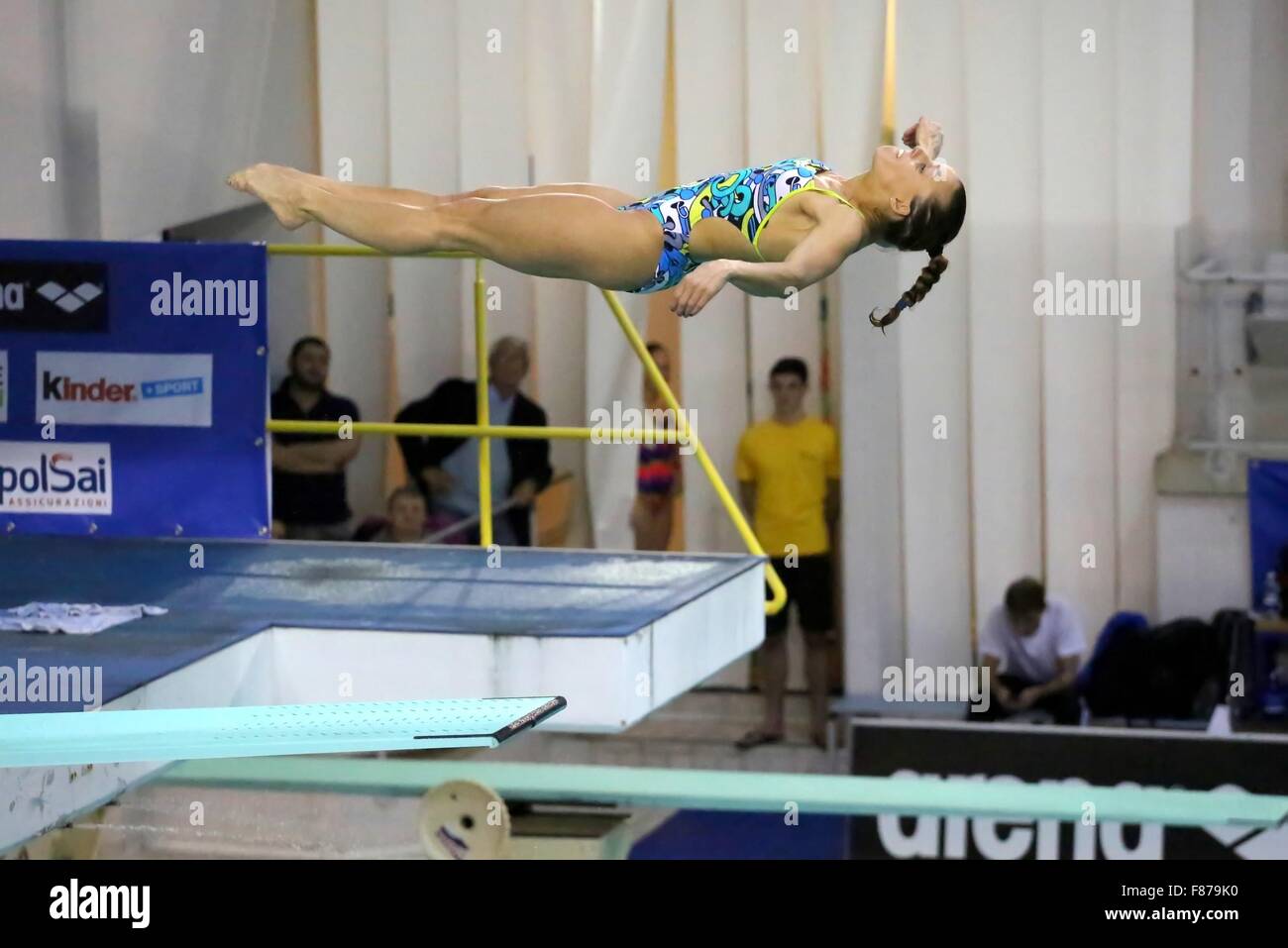 Torino, Italy. 06th Dec, 2015. Italian swimmer, Tania Cagnotto during ...