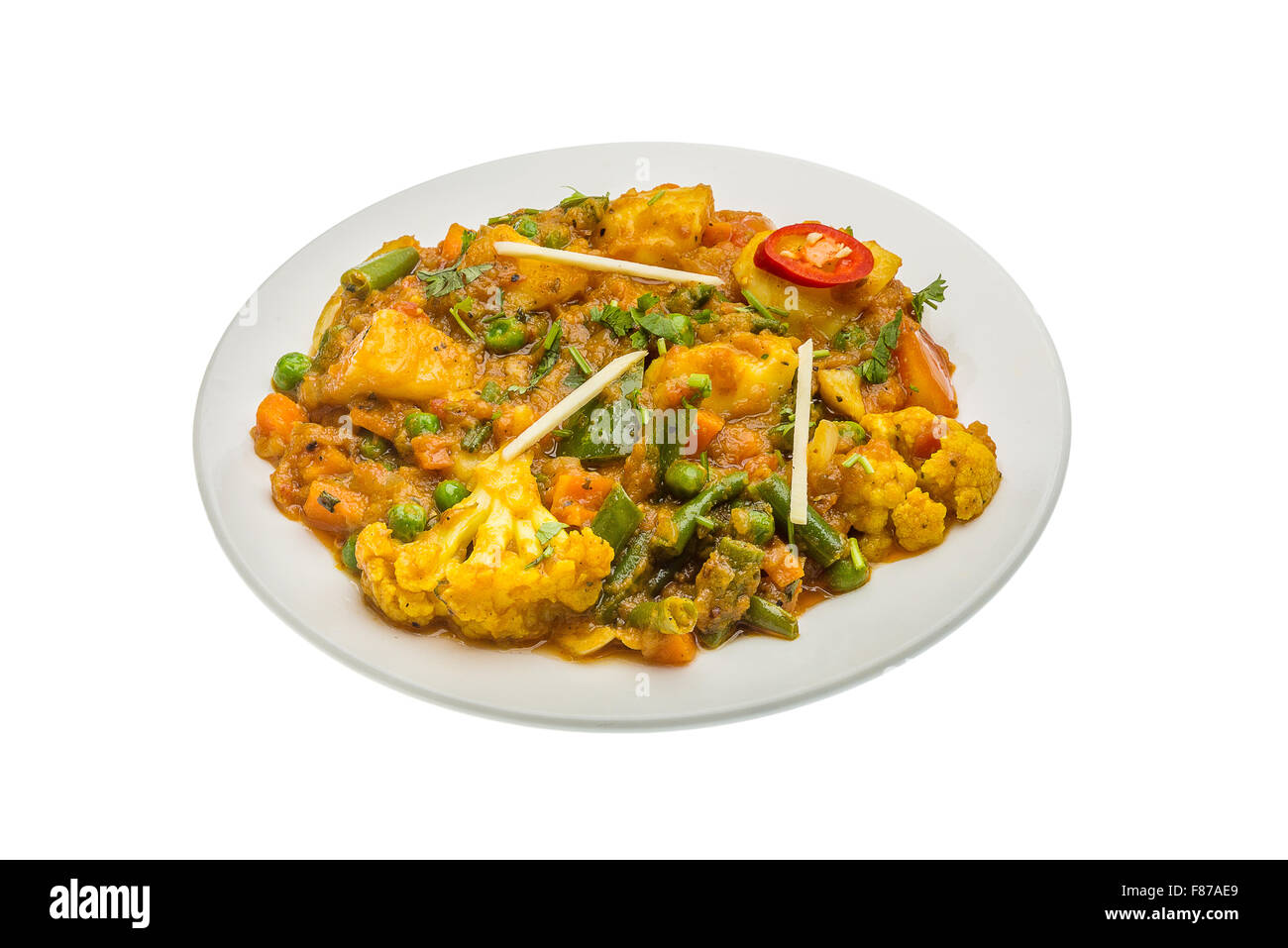 Mix vegetable masala - Indian traditional food Stock Photo - Alamy