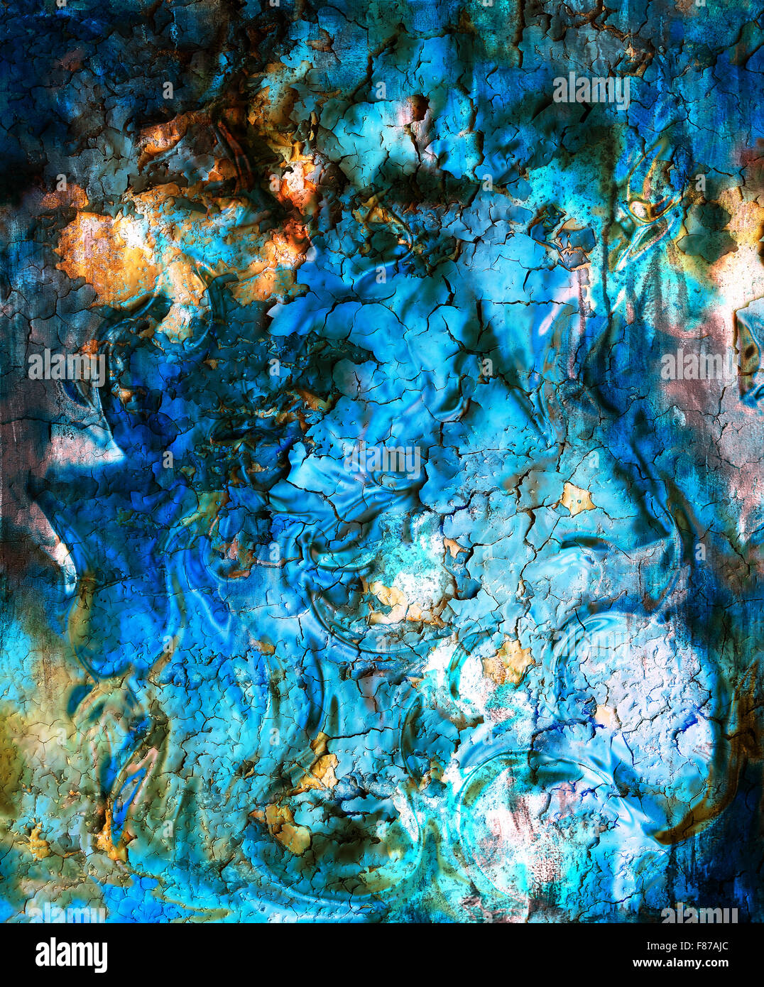 Color Abstract background and spots with color effect, computer collage ...