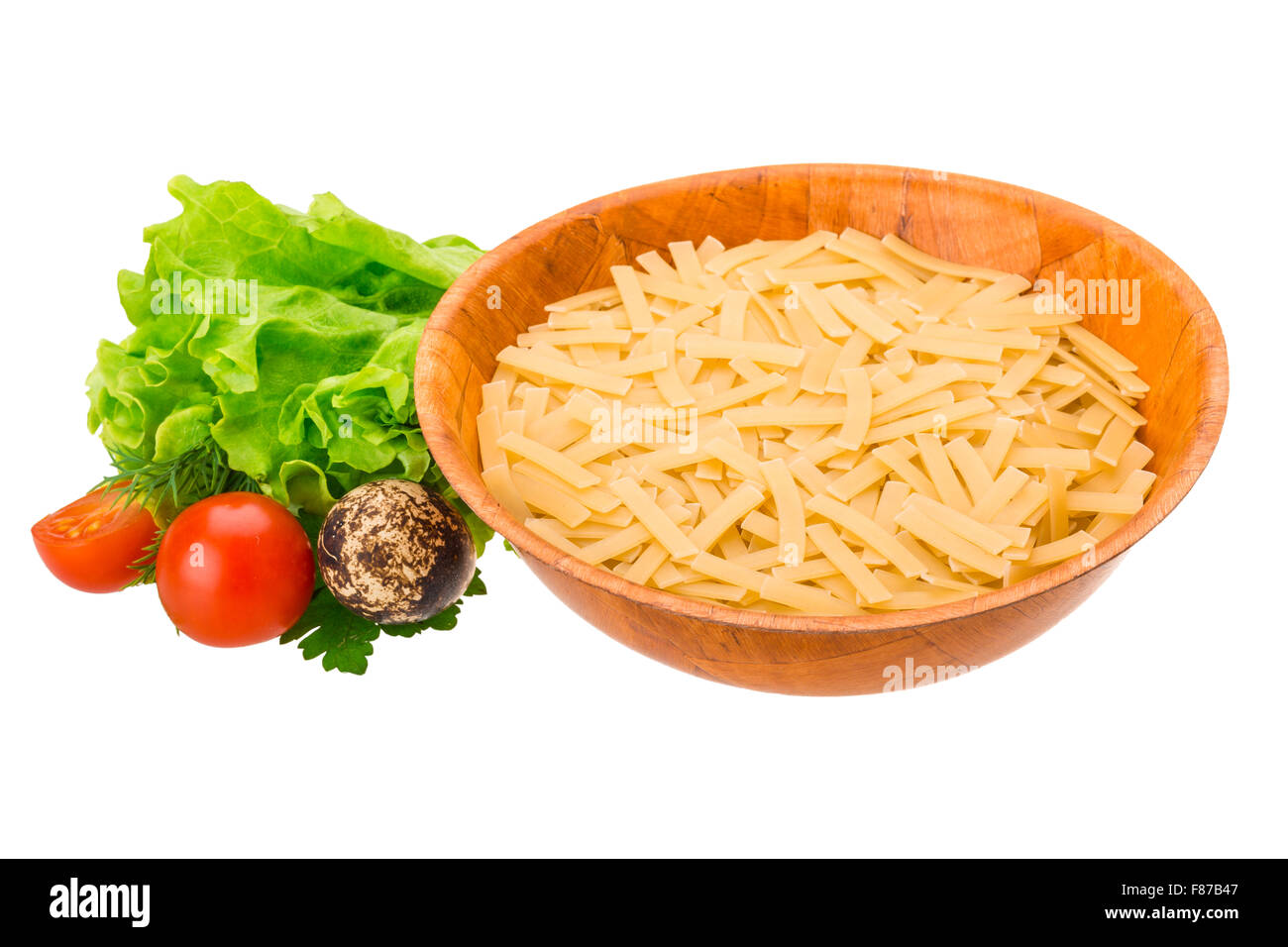 Raw pasta - macaroni Stock Photo - Alamy