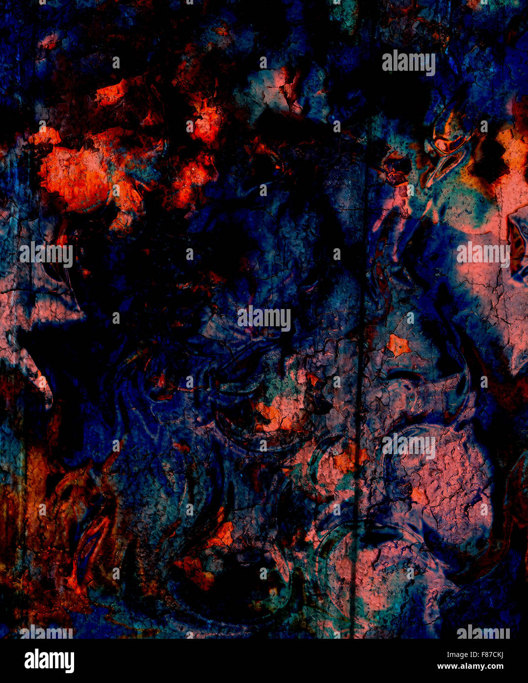 Color Abstract background and spots with color effect, computer collage ...