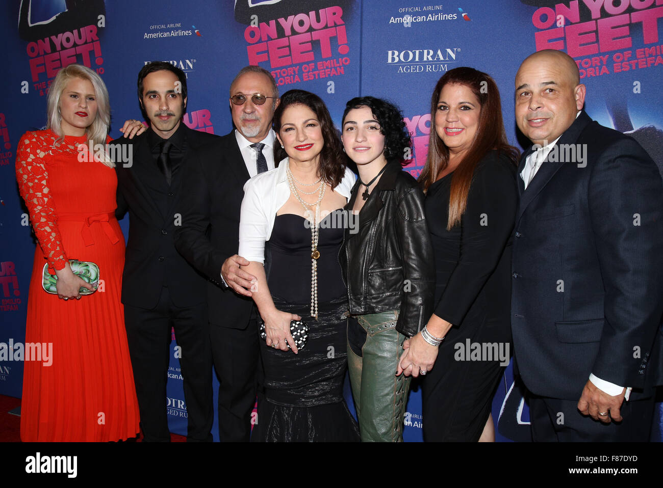 Opening night of On Your Feet at the Marquis Theatre - Arrivals ...