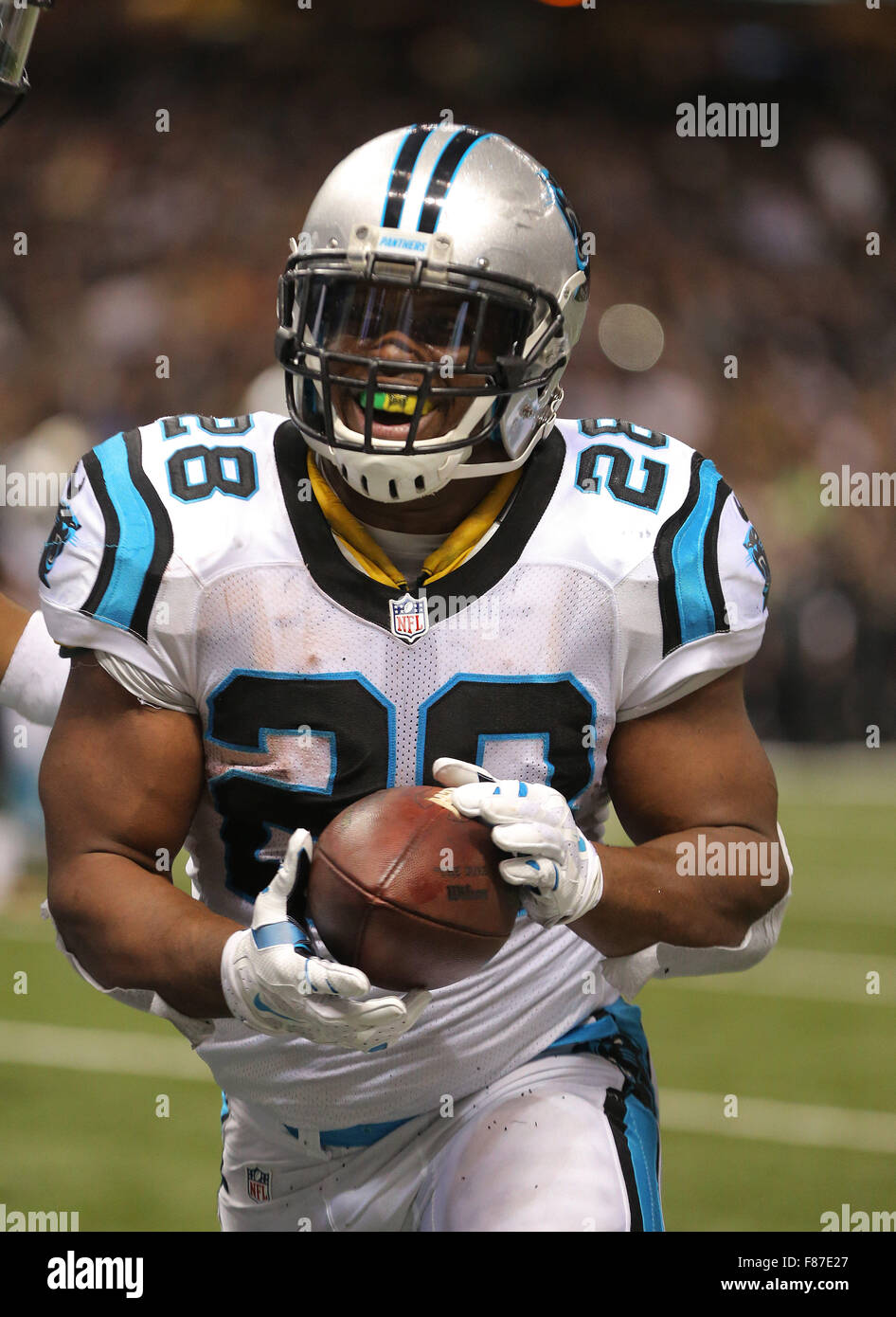 New Orleans, Louisiana, USA. 6th Dec, 2015. Carolina Panthers' running ...