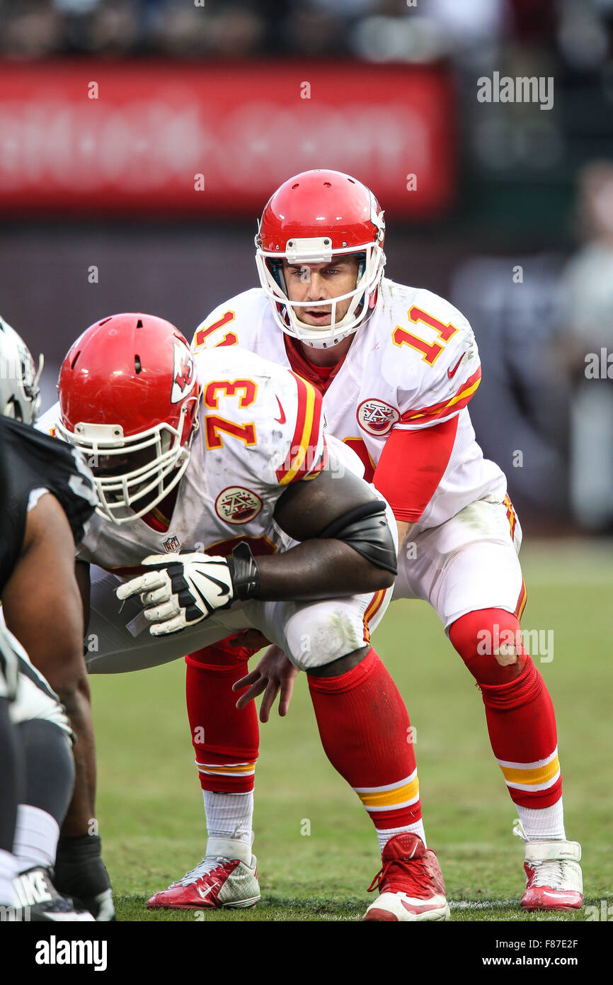 Oakland, California, USA. 6th Dec, 2015. Kansas City Chiefs center Zach ...